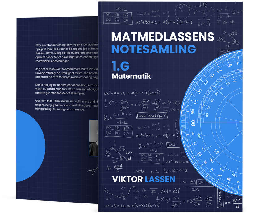 Køb matematik notesamling - 1.G | Matmedlassen