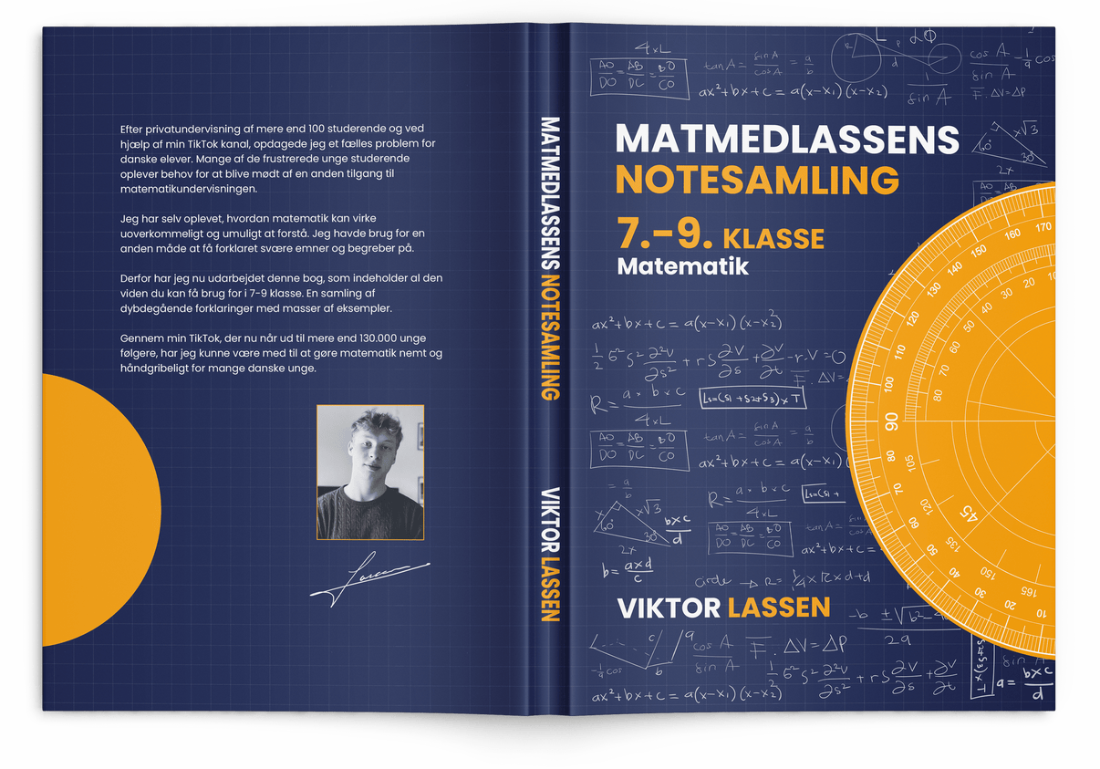 Køb matematik notesamling - 7-9. klasse – Matmedlassen
